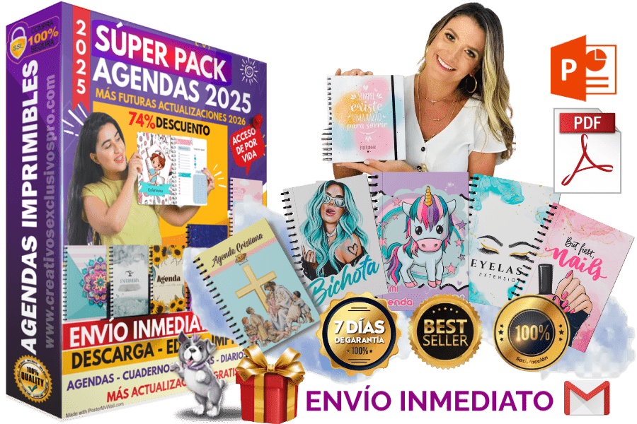 AGENDAS PERSONALIZADAS | PLANTILLAS DESCARGABLES